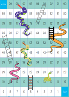 Jeu « Serpents et échelles » – Teacherpirouette