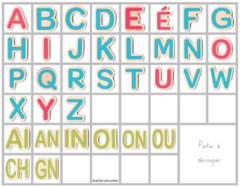 Fiche tableau bavard lettres – Teacherpirouette